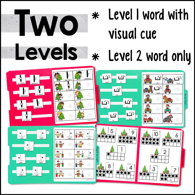 Christmas File Folder Games and Activities - Basic Concepts – Autism ...