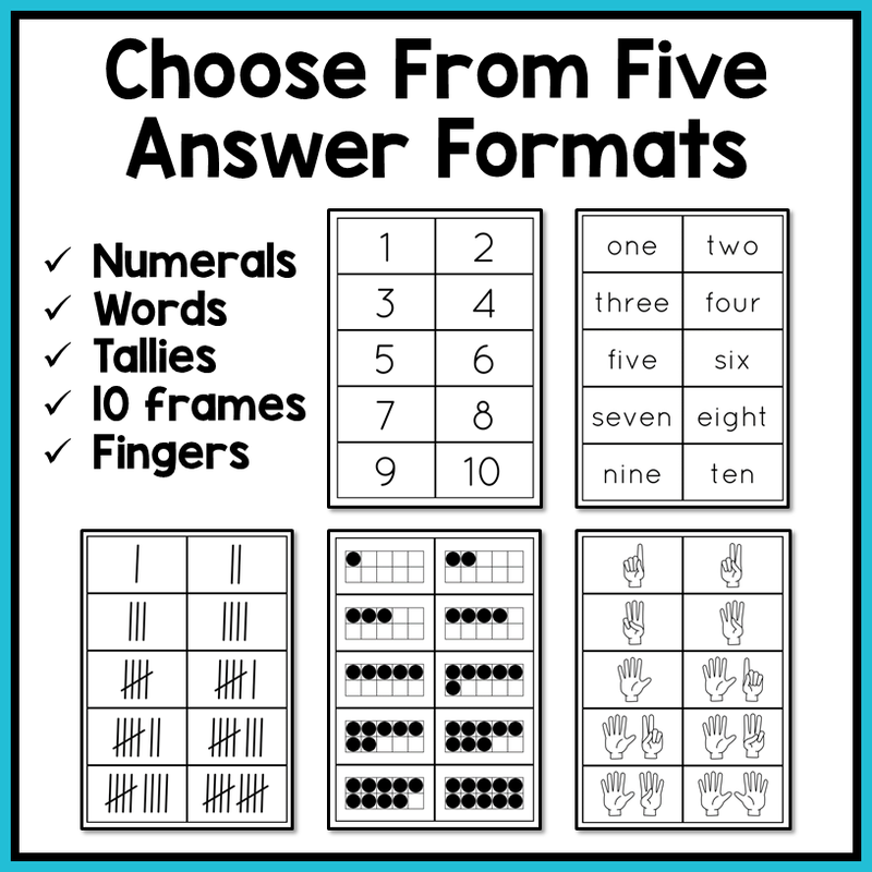 Seasonal Counting Adapted Books BUNDLE – Autism Work Tasks