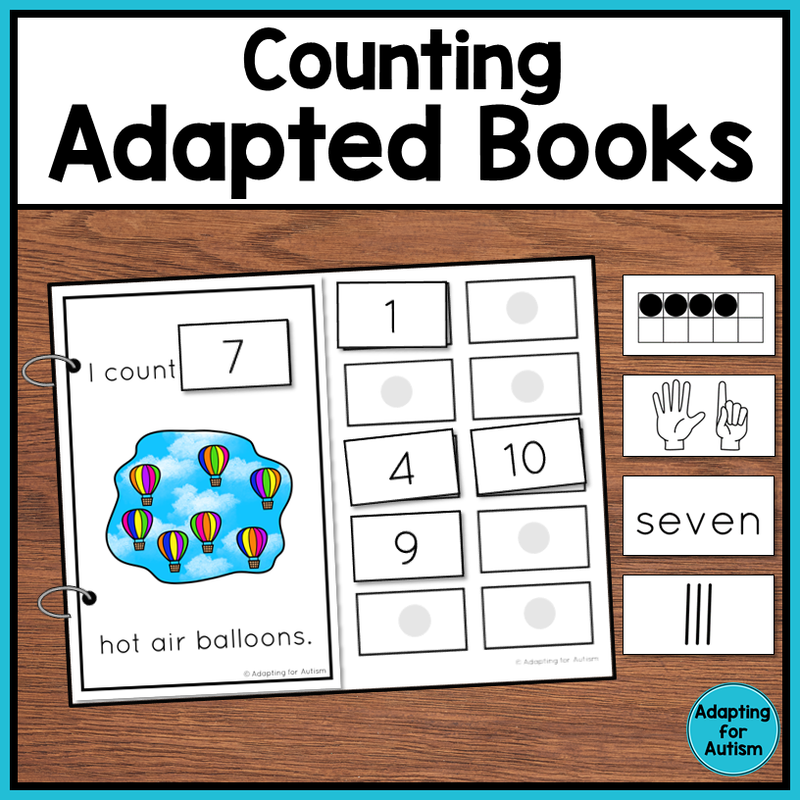 Counting Adapted Books – Autism Work Tasks