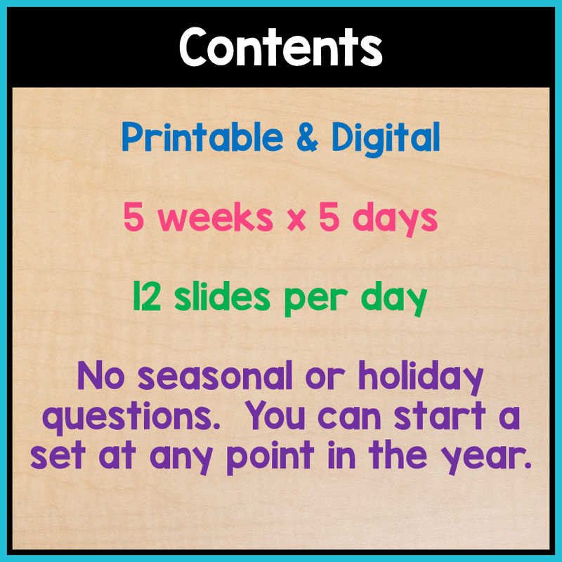 Life Skills Morning Work - Digital and Printable | Set 6 – Autism Work ...