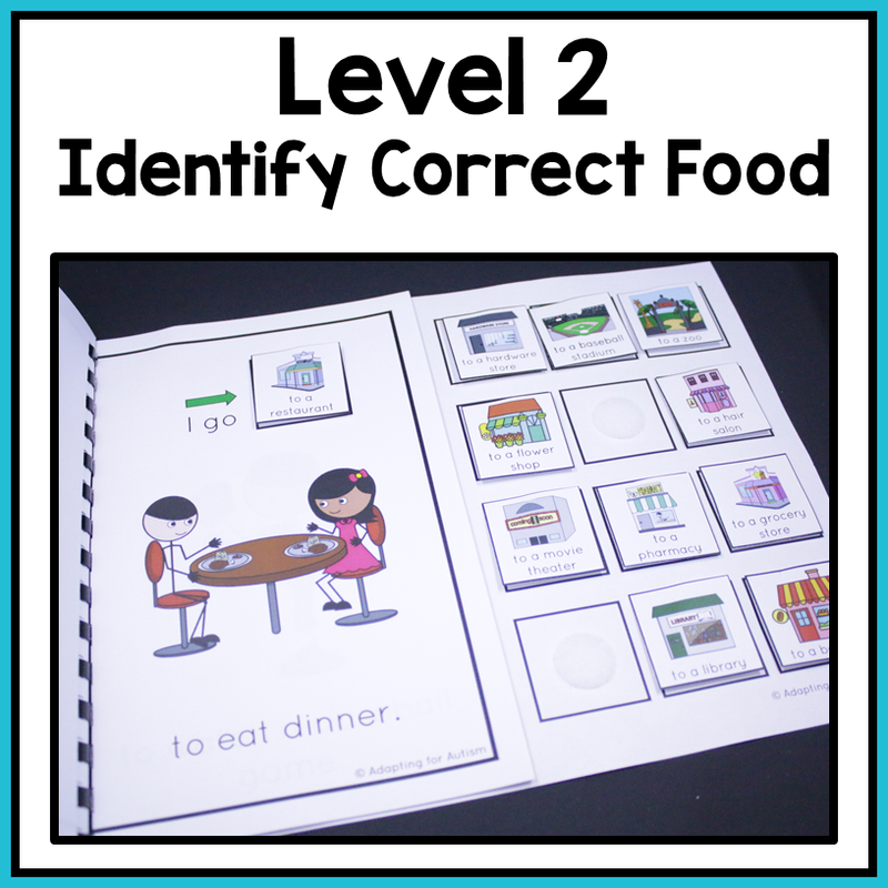 Community Core Word Adapted Book (I Go) – Autism Work Tasks