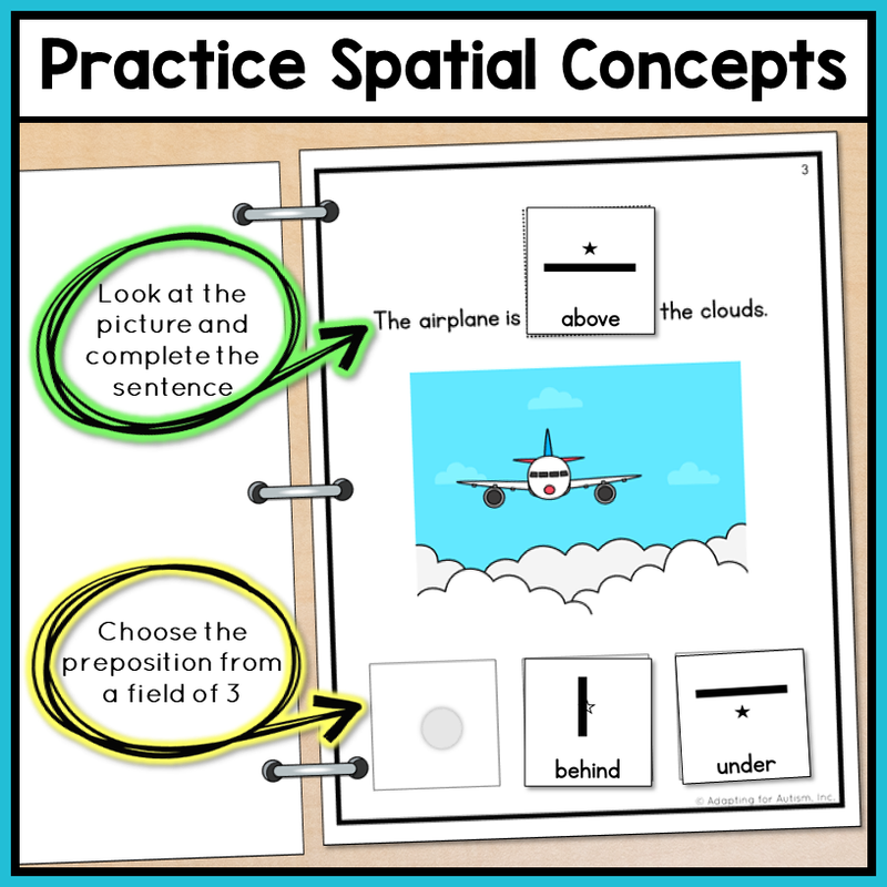 Transportation Prepositions Adapted Book | Print & Digital – Autism ...