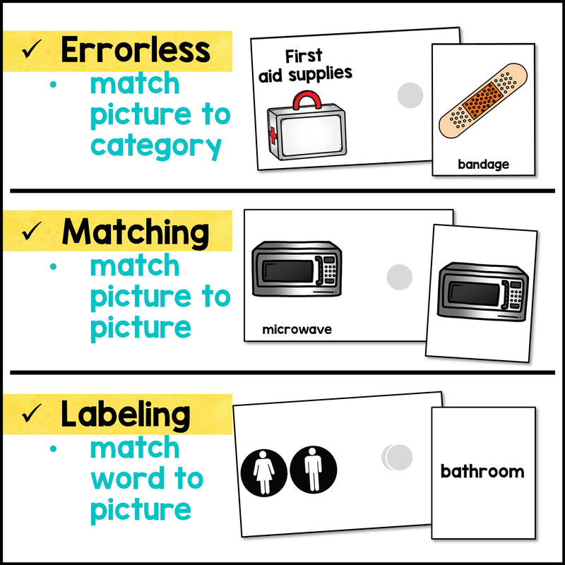 Life Skills Task Boxes BUNDLE – Autism Work Tasks