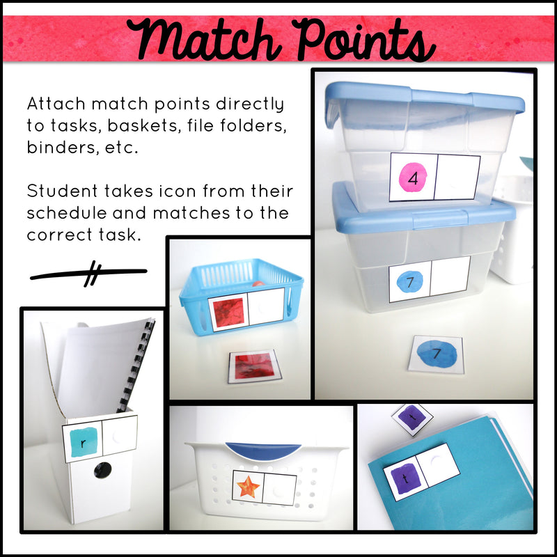 Task Box Labels for Independent Work Stations – Autism Work Tasks