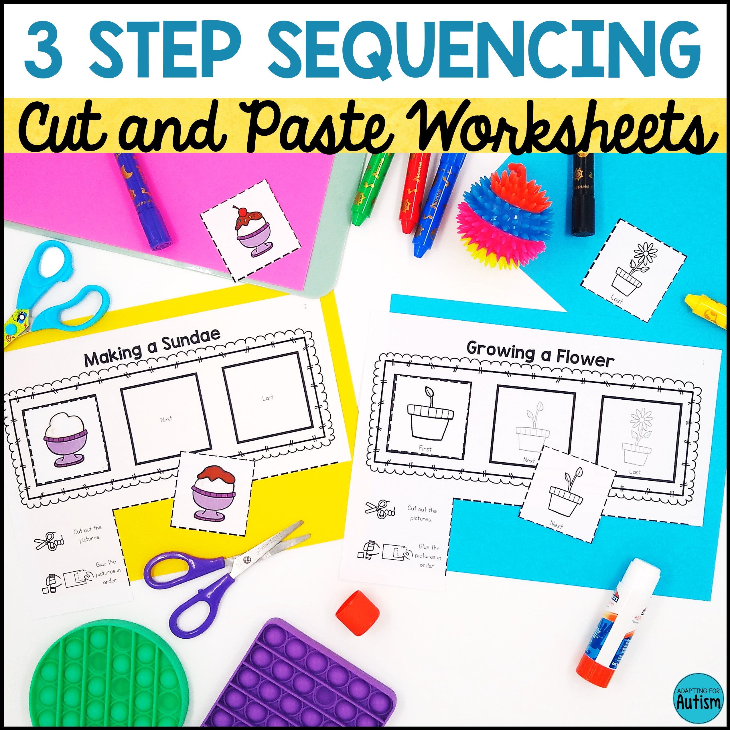 Kindergarten Sequencing Cut And Paste