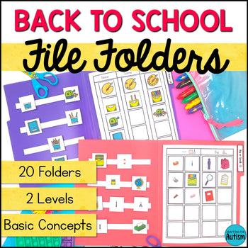 File Folder Activities for Autism – Autism Work Tasks