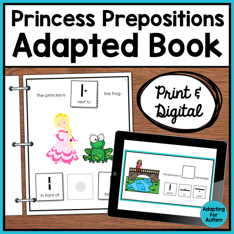 Prepositions Adapted Book: Where is the Princess? (Print and Digital ...