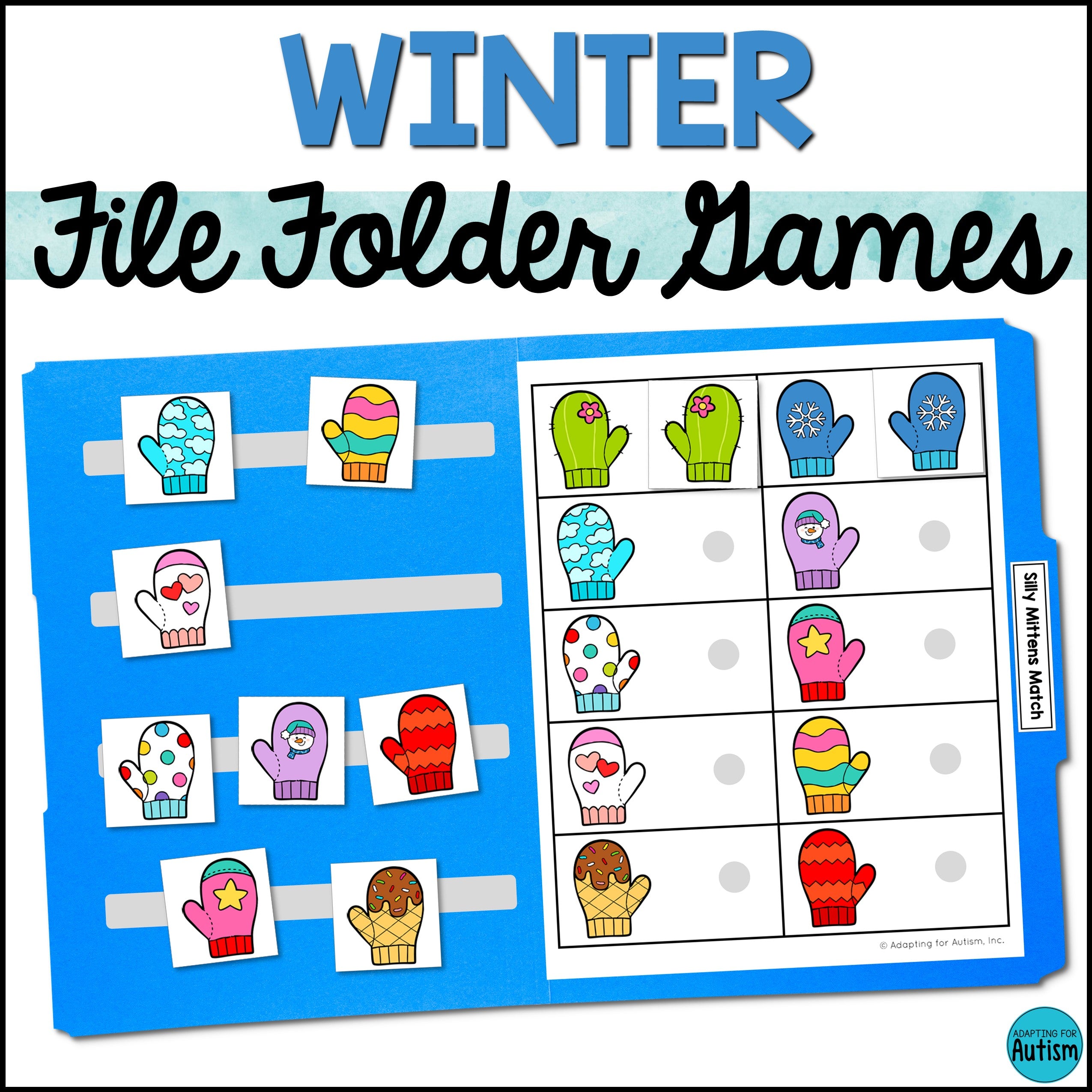 Printable File Folder Games